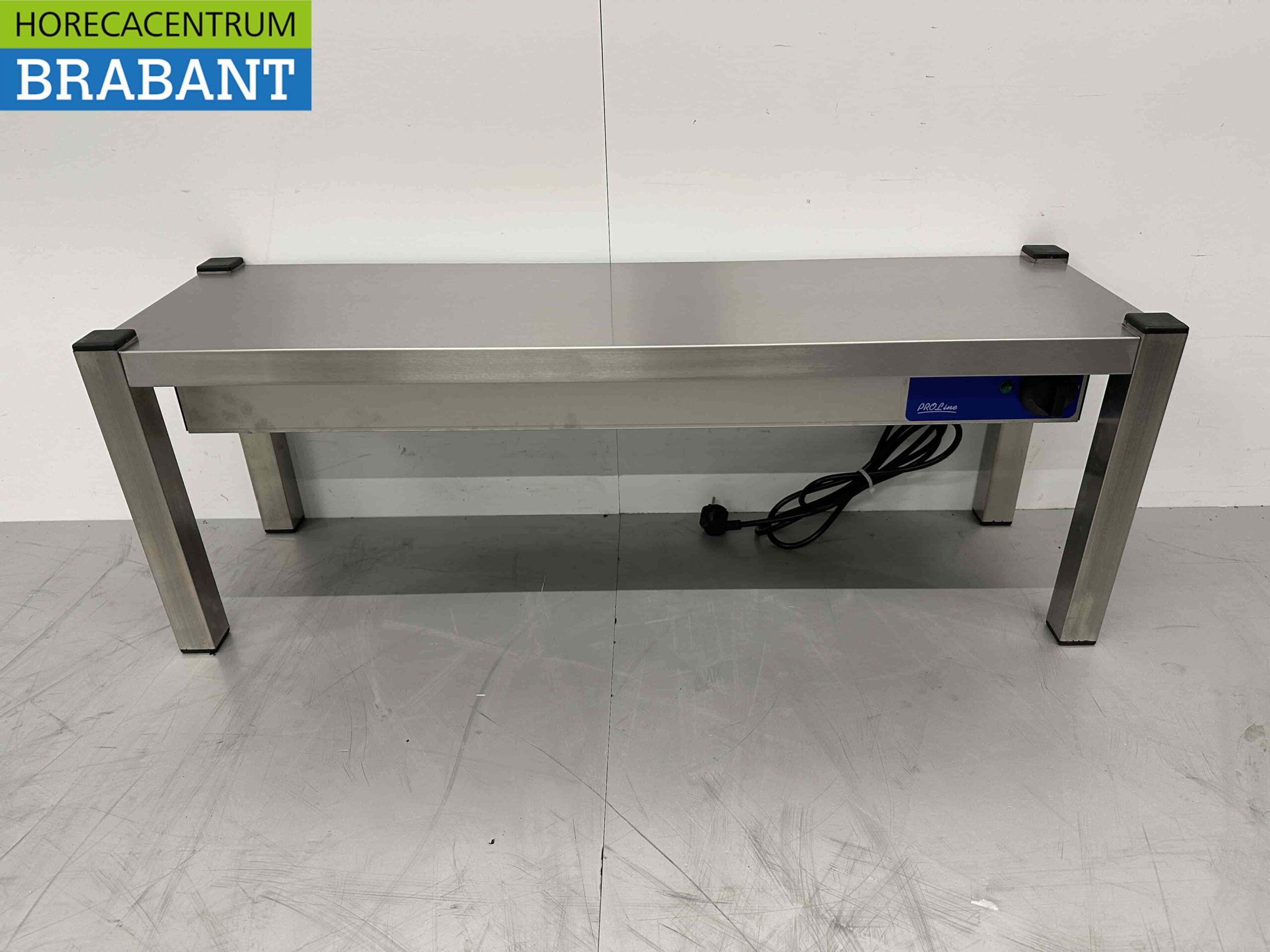 Stainless steel warming bridge Heated etagere 100 cm Horeca - Catering ...