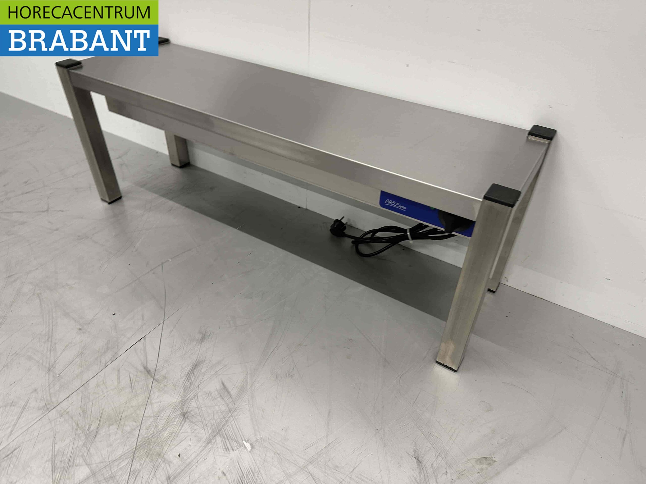 Stainless steel warming bridge Heated etagere 100 cm Horeca - Catering ...