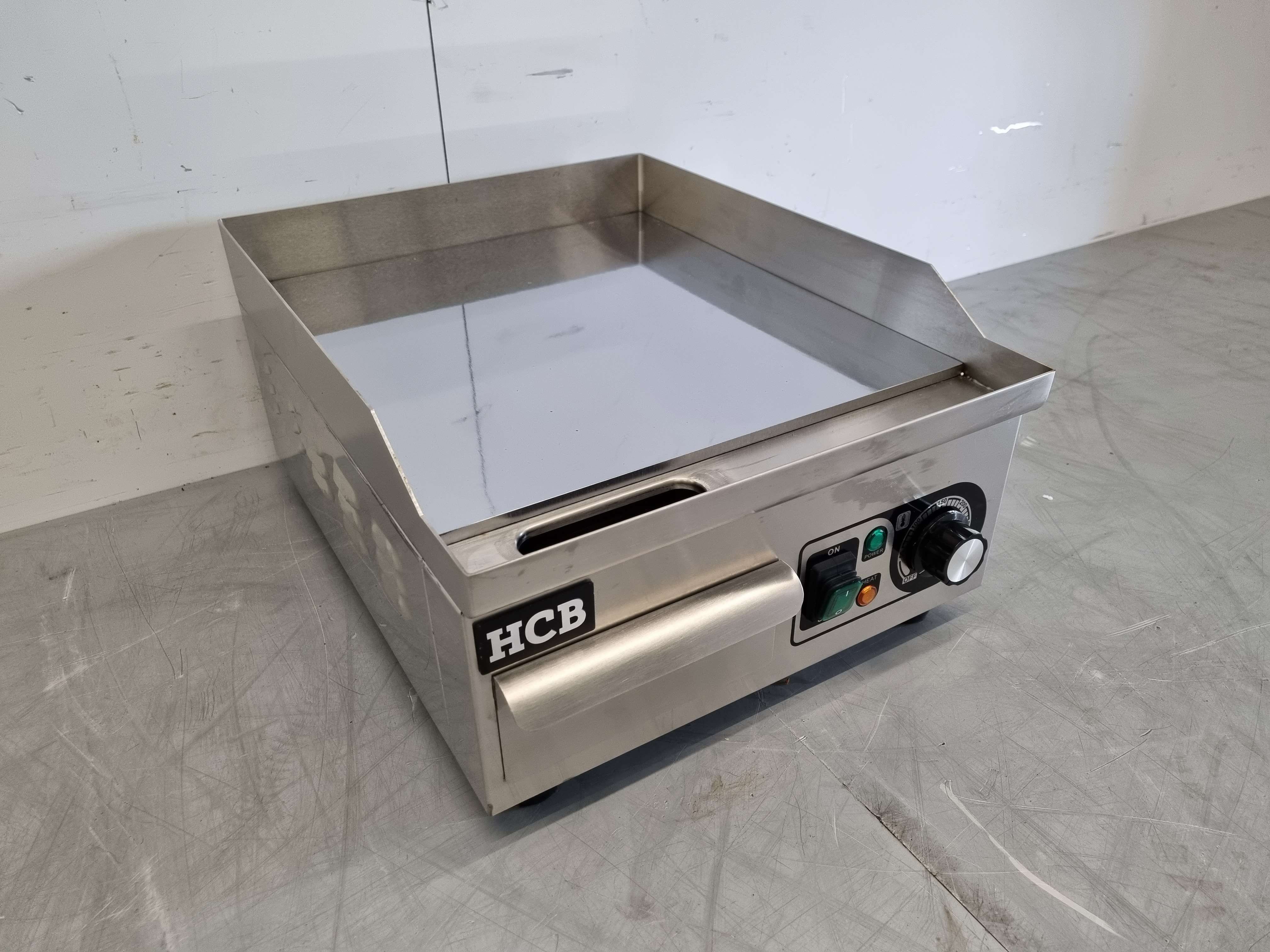 Stainless steel Chrome Grill Griddle Griddle Mirror Griddle 36 cm 230V ...