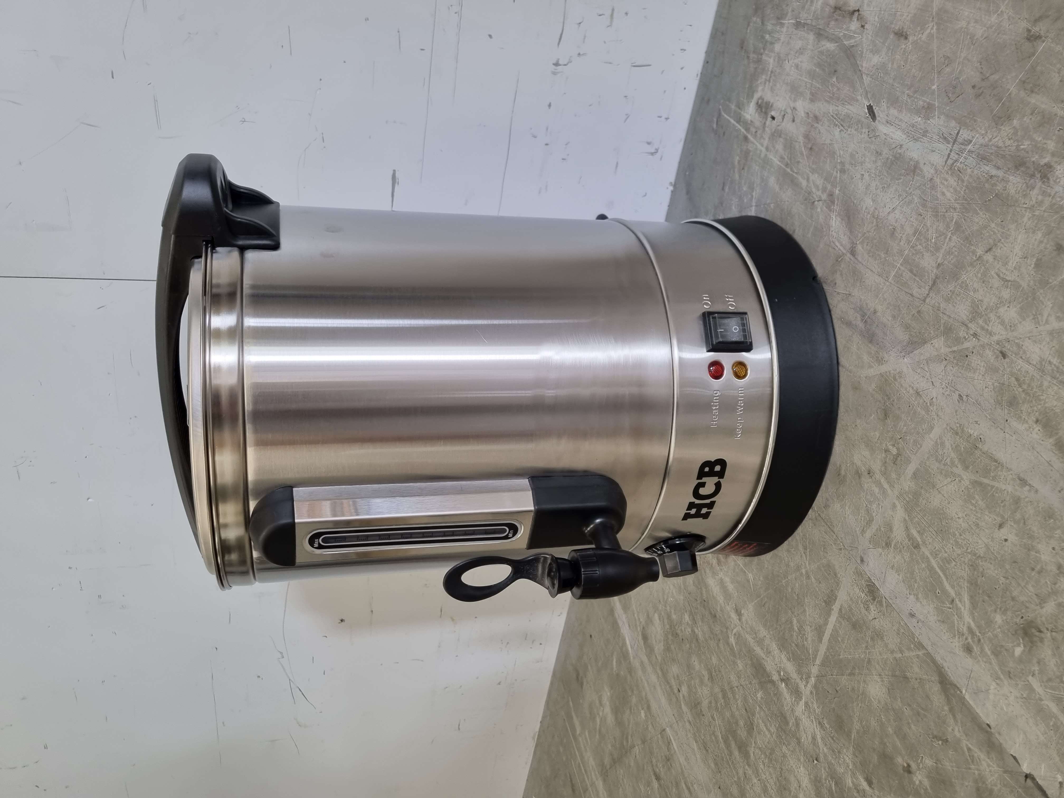 Stainless steel Double Walled Kettle Boiler 14,3 liter 230V Catering ...