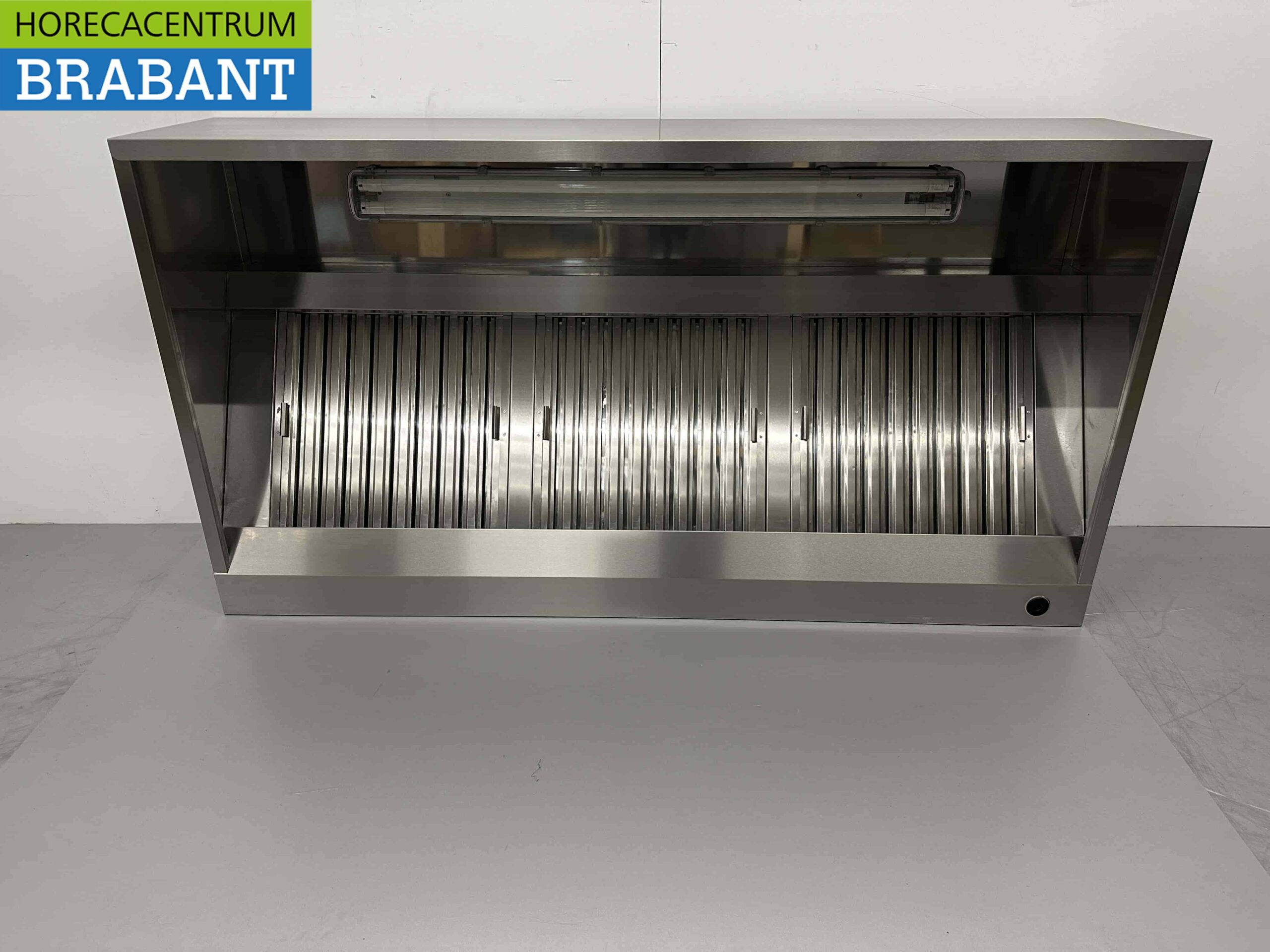 Stainless steel extractor hood Extractor hood with slatted filters 180 ...
