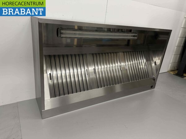 Stainless steel extractor hood Extractor hood with slatted filters 180 ...