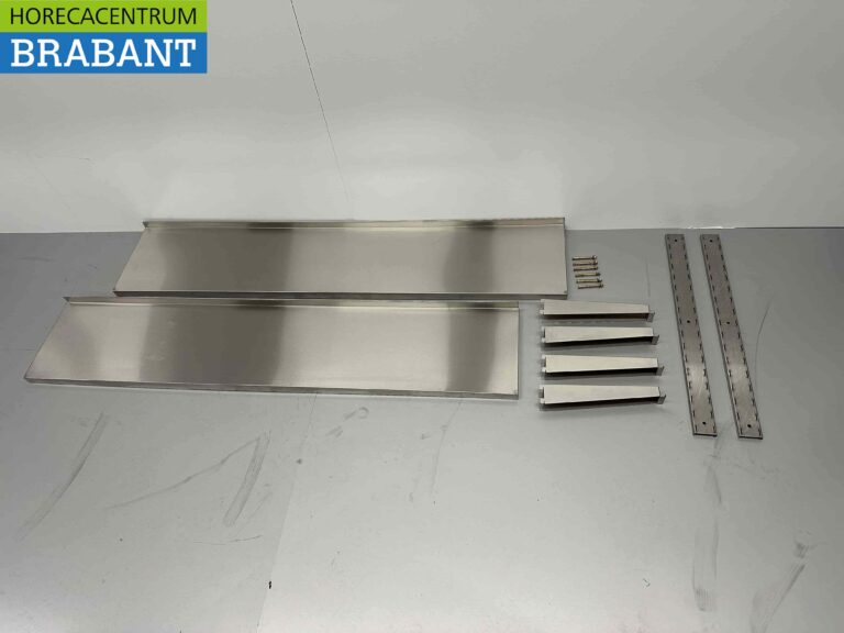 Stainless steel Double Wall Shelf 150 x 30 cm Horeca - Catering Center ...