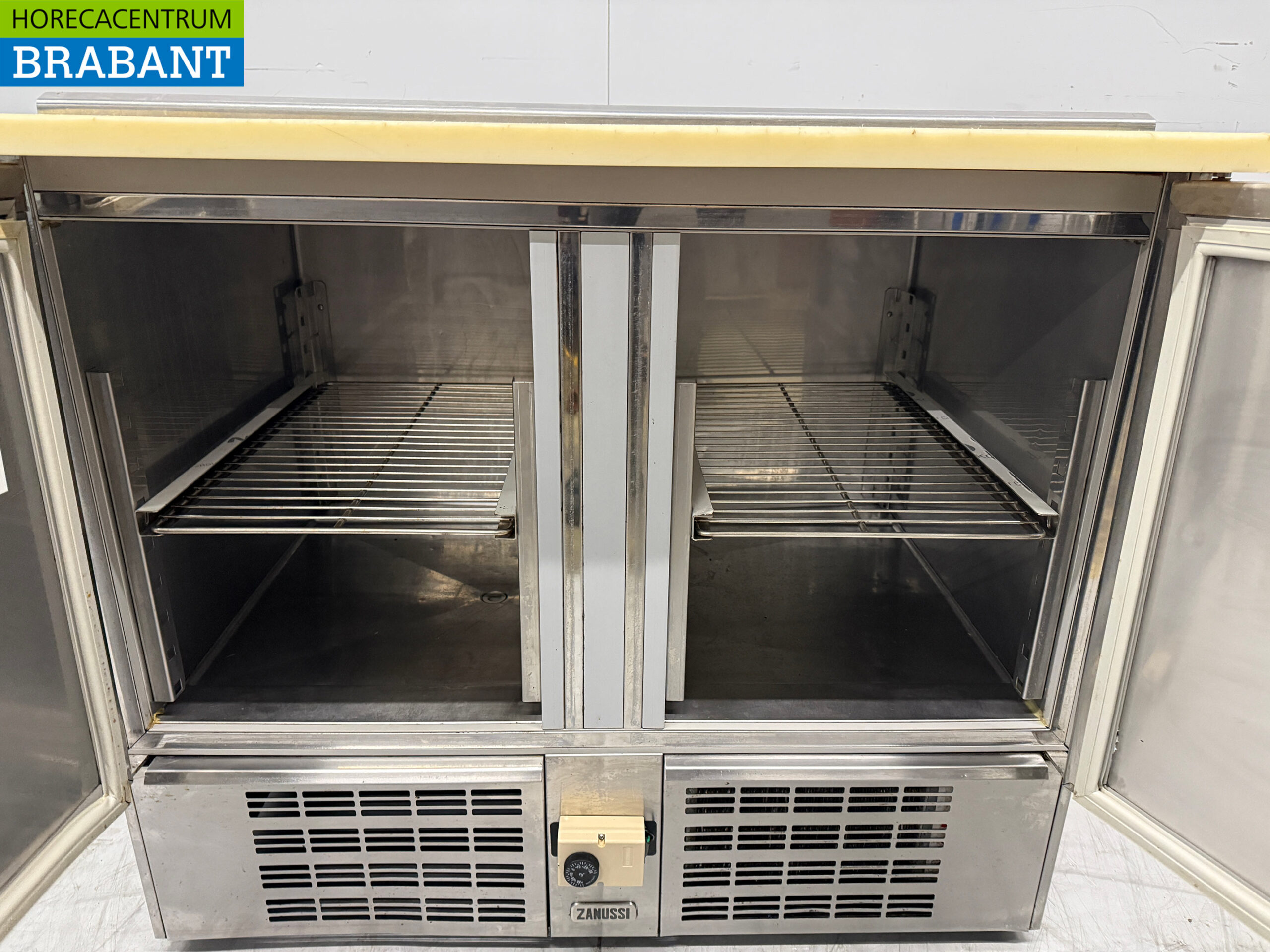 Stainless steel Zanussi Saladette 2 Doors 95,5 cm 230V Horeca ...