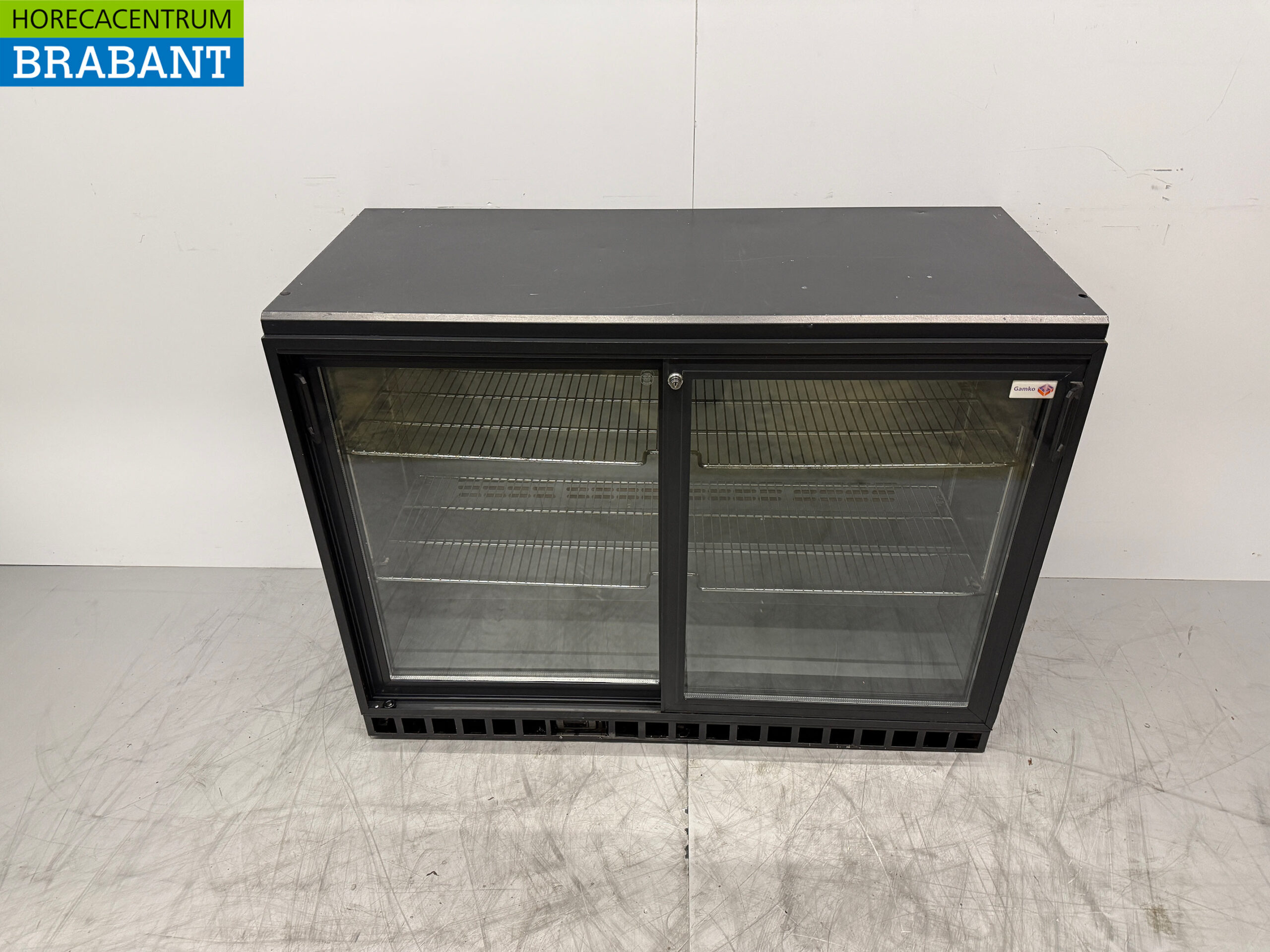 Gamko Bar Cooler 2 Glass Sliding Doors 120 cm 230V Catering - Catering ...