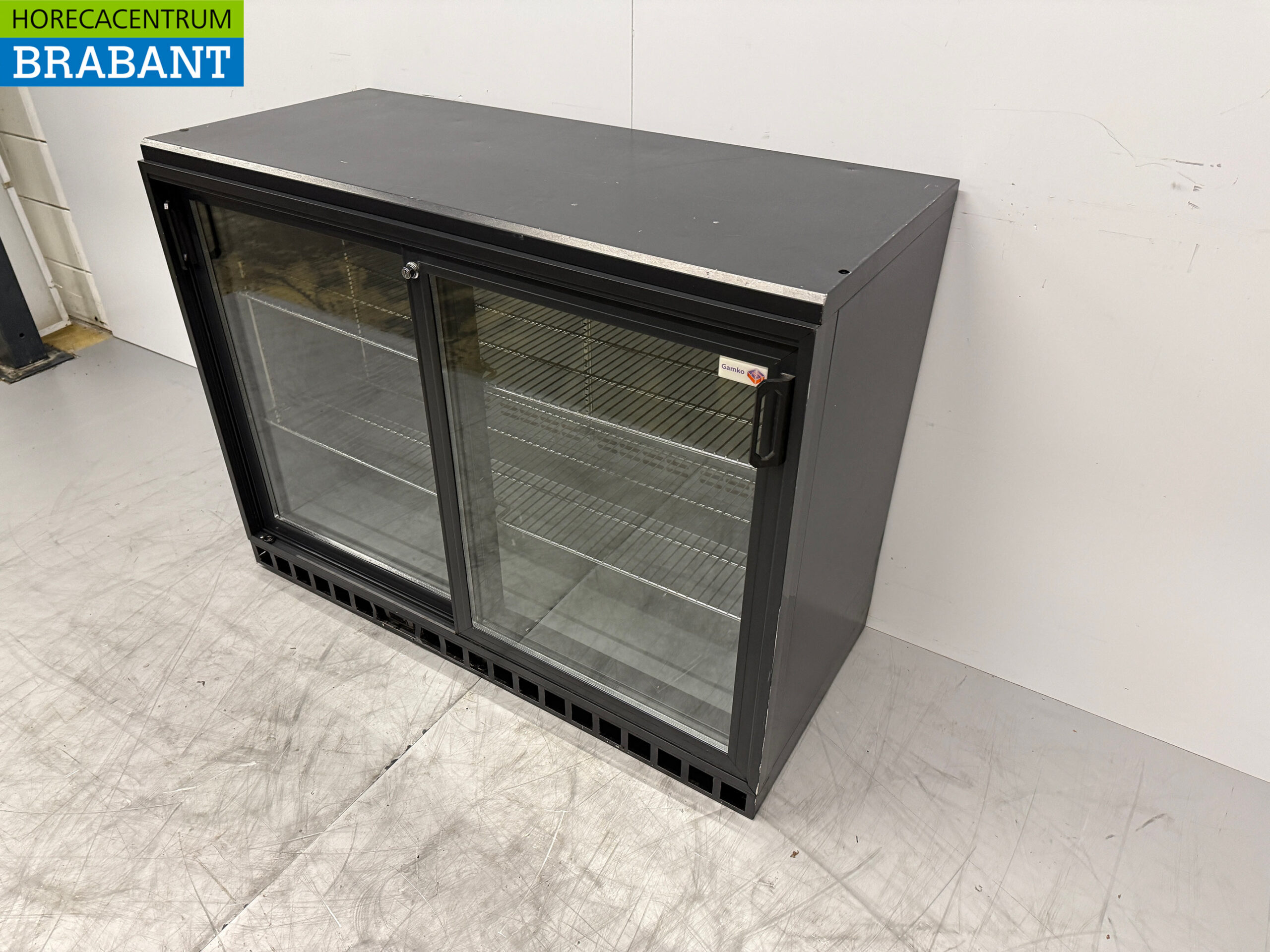 Gamko Bar Cooler 2 Glass Sliding Doors 120 cm 230V Catering - Catering ...