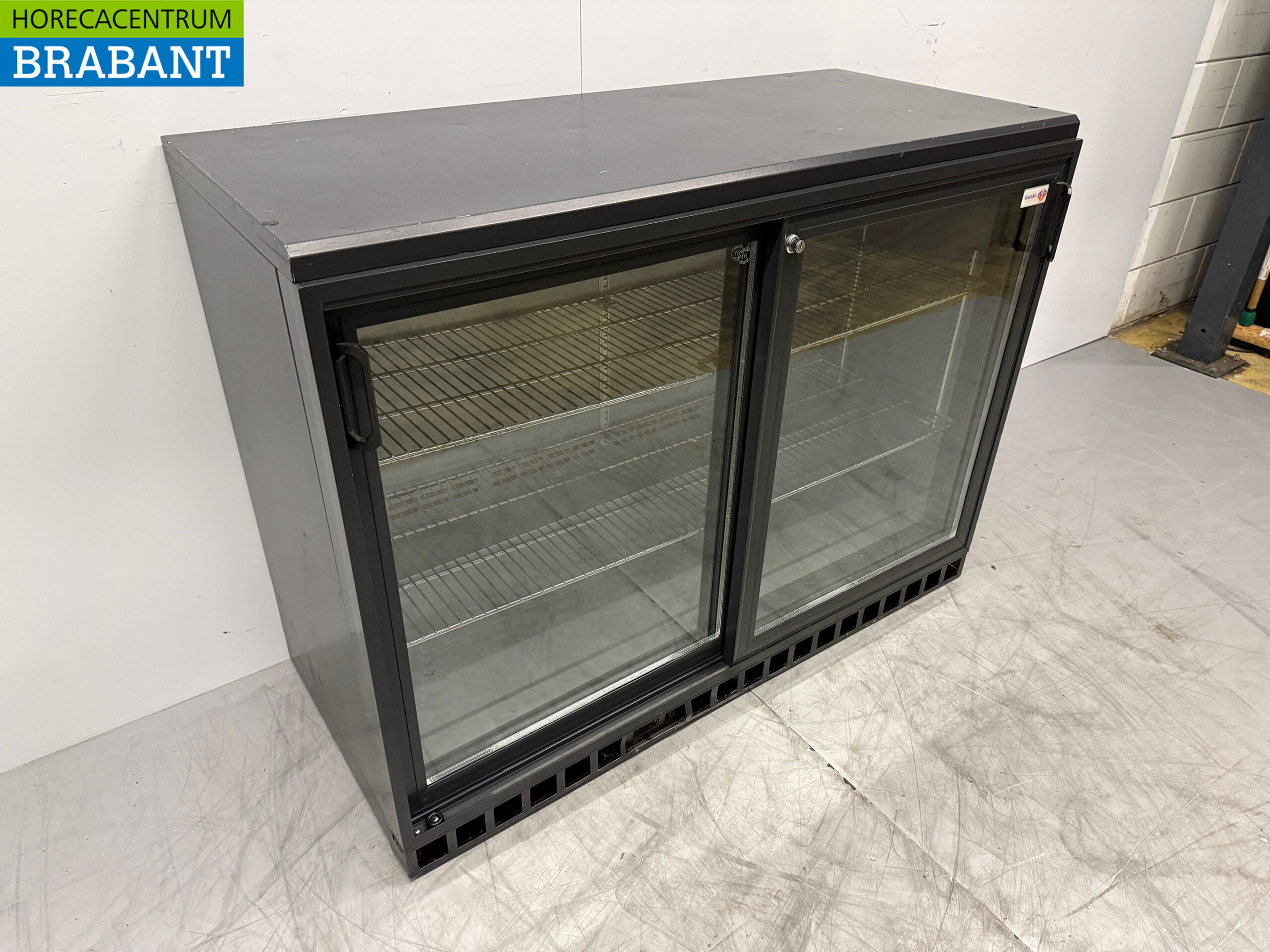 Gamko Bar Cooler 2 Glass Sliding Doors 120 cm 230V Catering - Catering ...