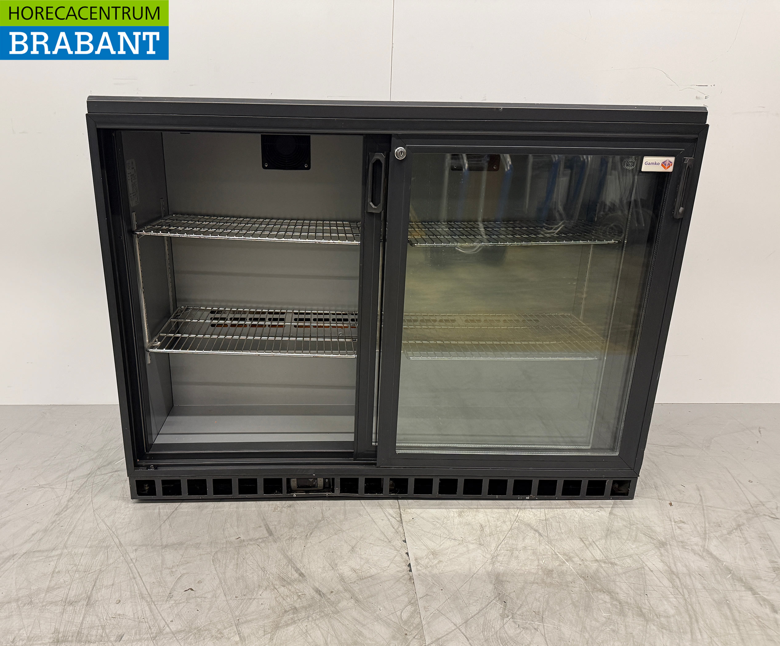 Gamko Bar Cooler 2 Glass Sliding Doors 120 cm 230V Catering - Catering ...
