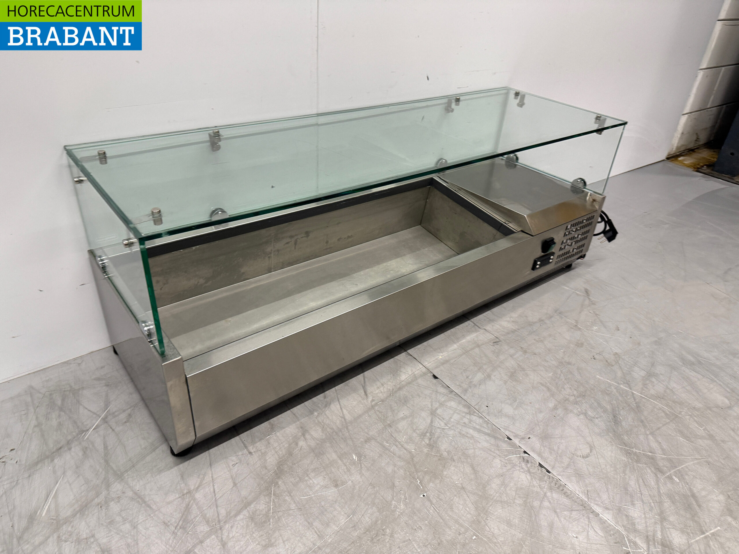 Stainless steel Top-up display case Top-up refrigerated display case ...